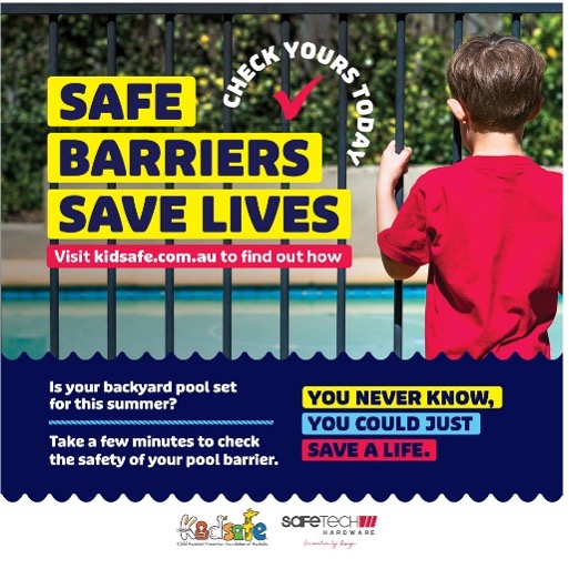 Backyard Pool Safety Campaign | Kidsafe Tasmania